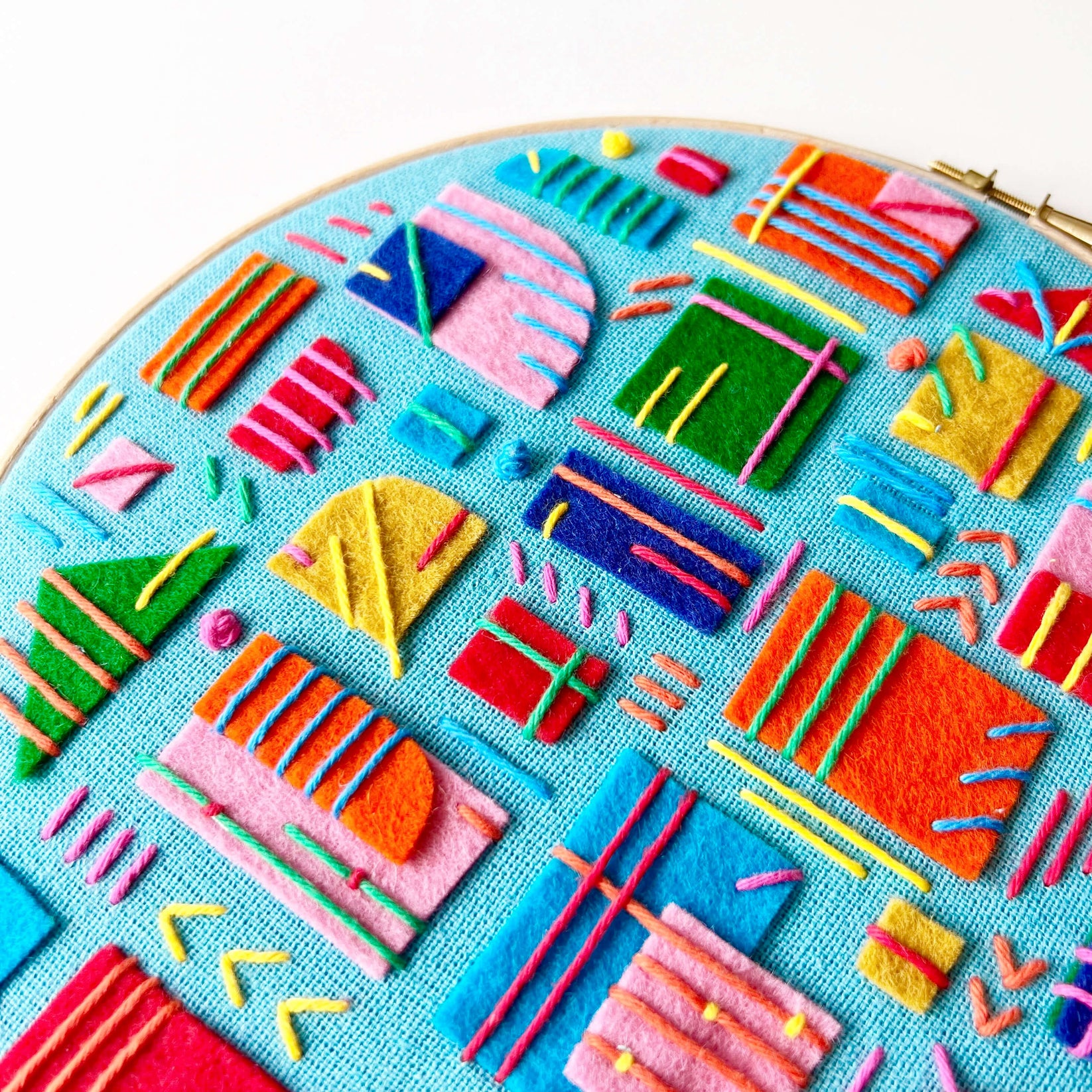 Abstract Embroidery Kit - Miss Shelly Designs