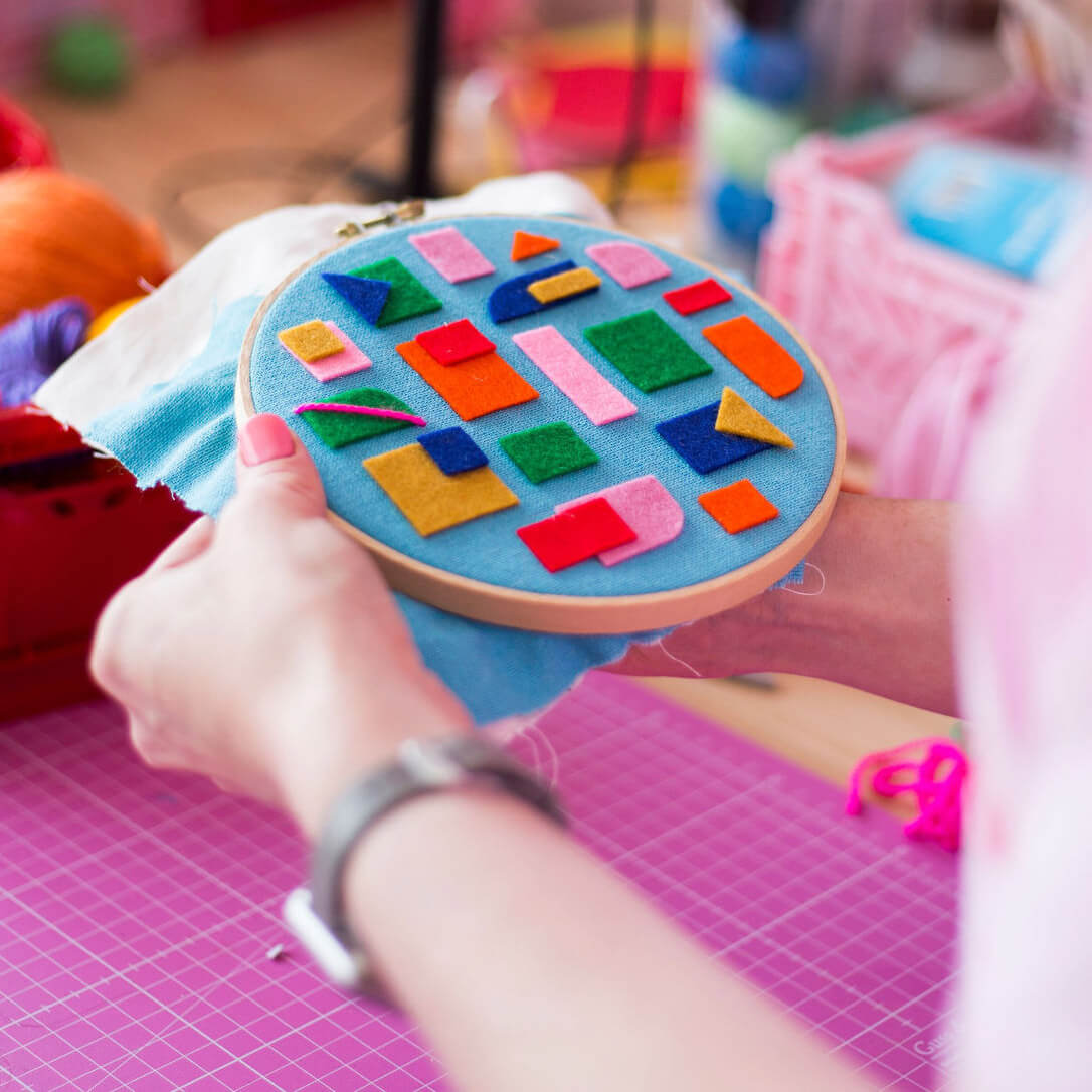 Abstract Embroidery Kit - Miss Shelly Designs