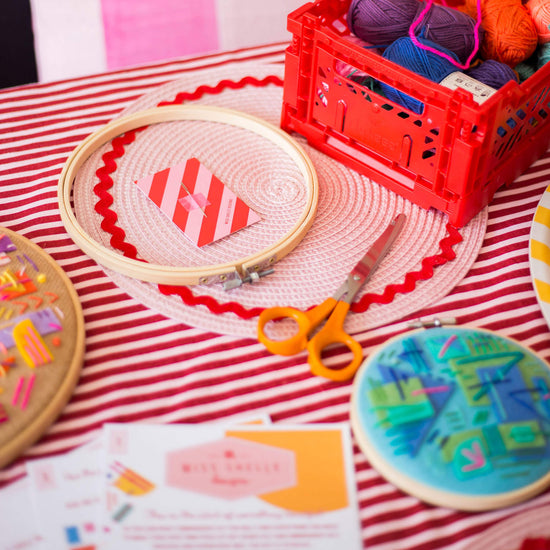 Abstract Embroidery Kit - Miss Shelly Designs