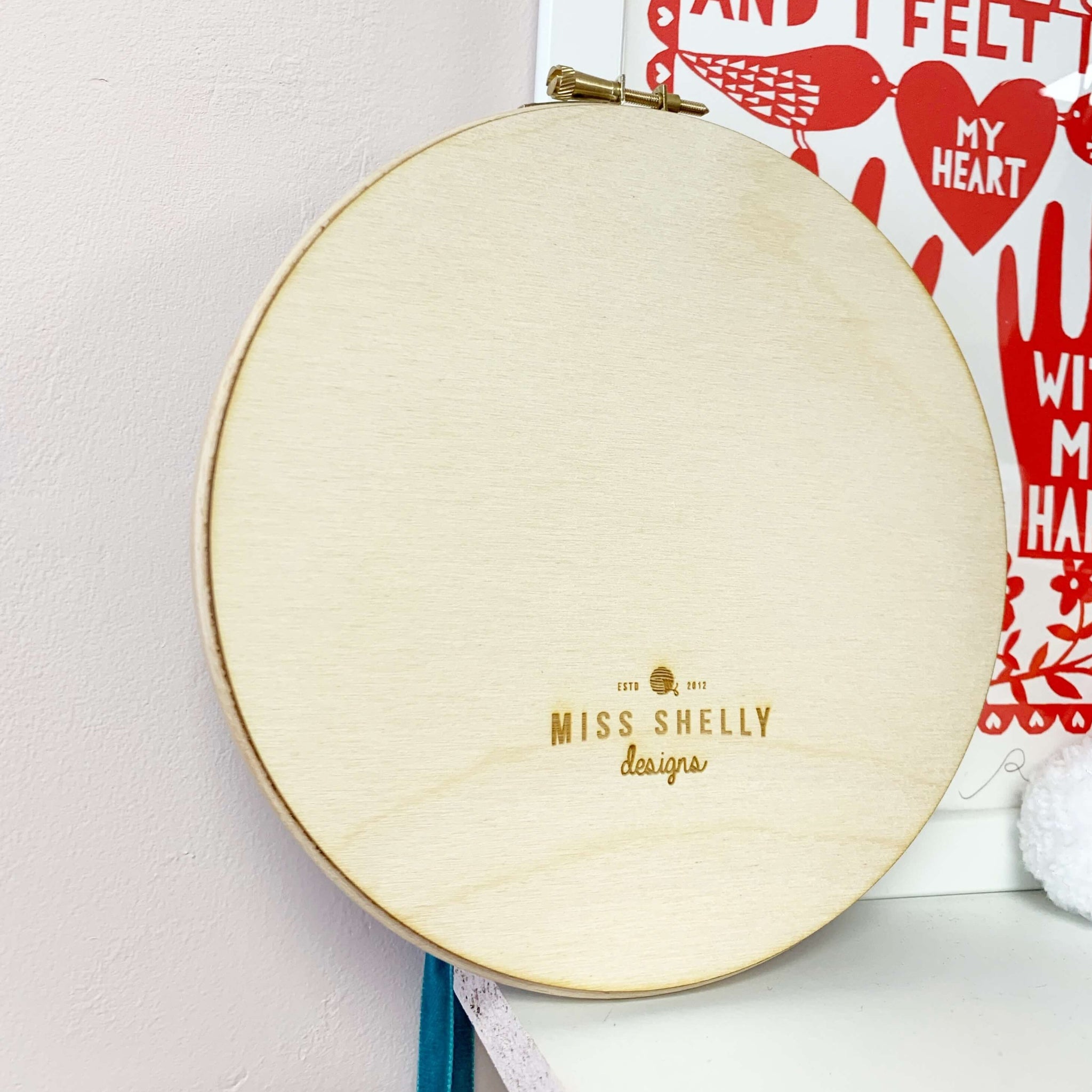 Favourite Photo Embroidered Hoop - Miss Shelly Designs