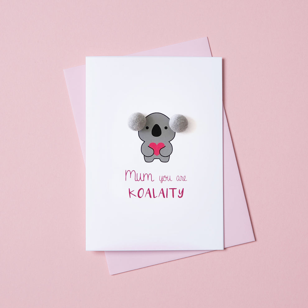 Koala Mother's Day Card - Miss Shelly Designs